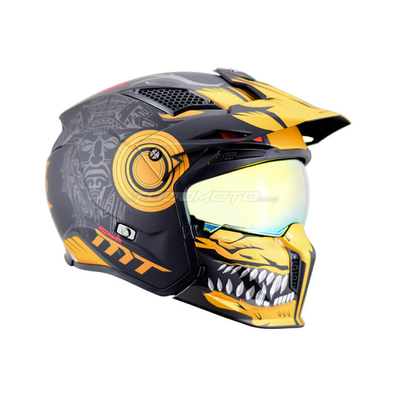 MT HELMETS | STREETFIGHTER | AZTEC AMARILLO MATE | Q.995.00 – Todomoto ...