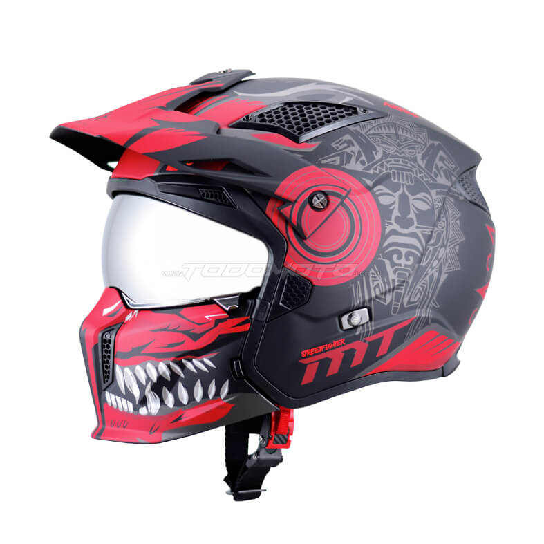 MT HELMETS | STREETFIGHTER | AZTEC ROJO MATE | Q.995.00 – Todomoto I ...