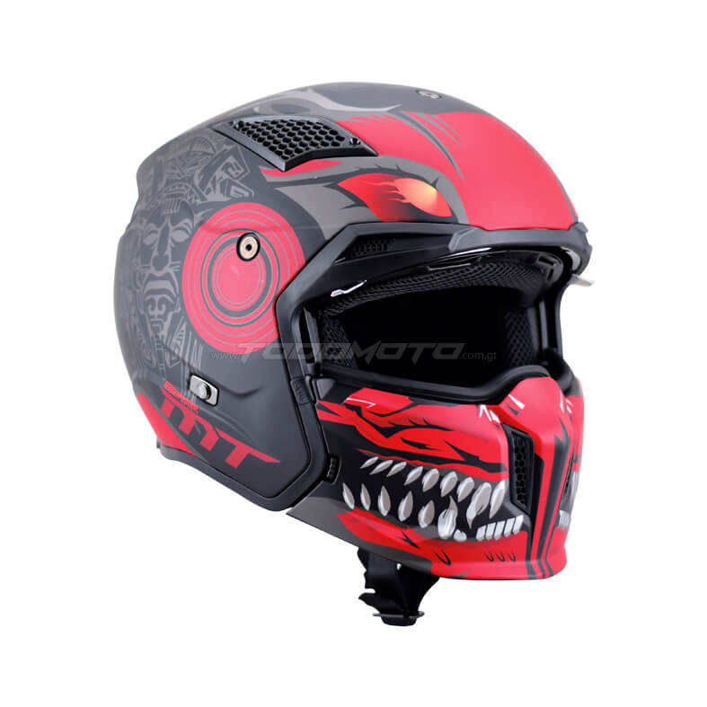 MT HELMETS | STREETFIGHTER | AZTEC ROJO MATE | Q.995.00 – Todomoto I ...